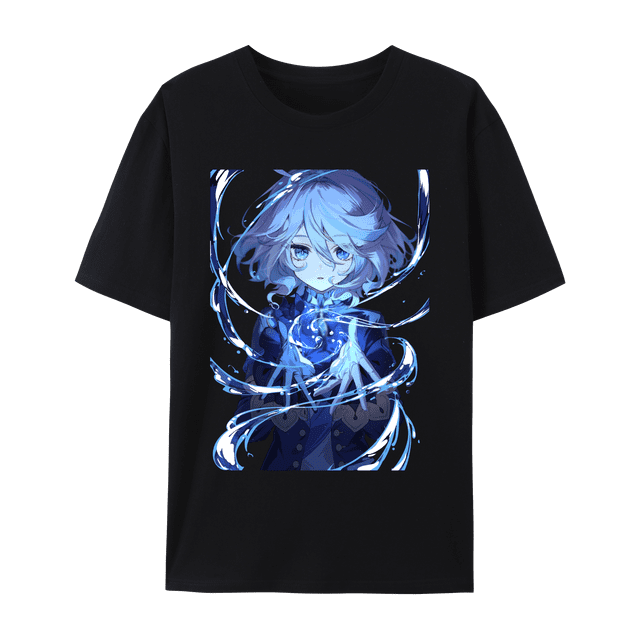 Genshin Impact T Shirt,FURINA Short Sleeve T-Shirt,Genshin Impact Merch ...