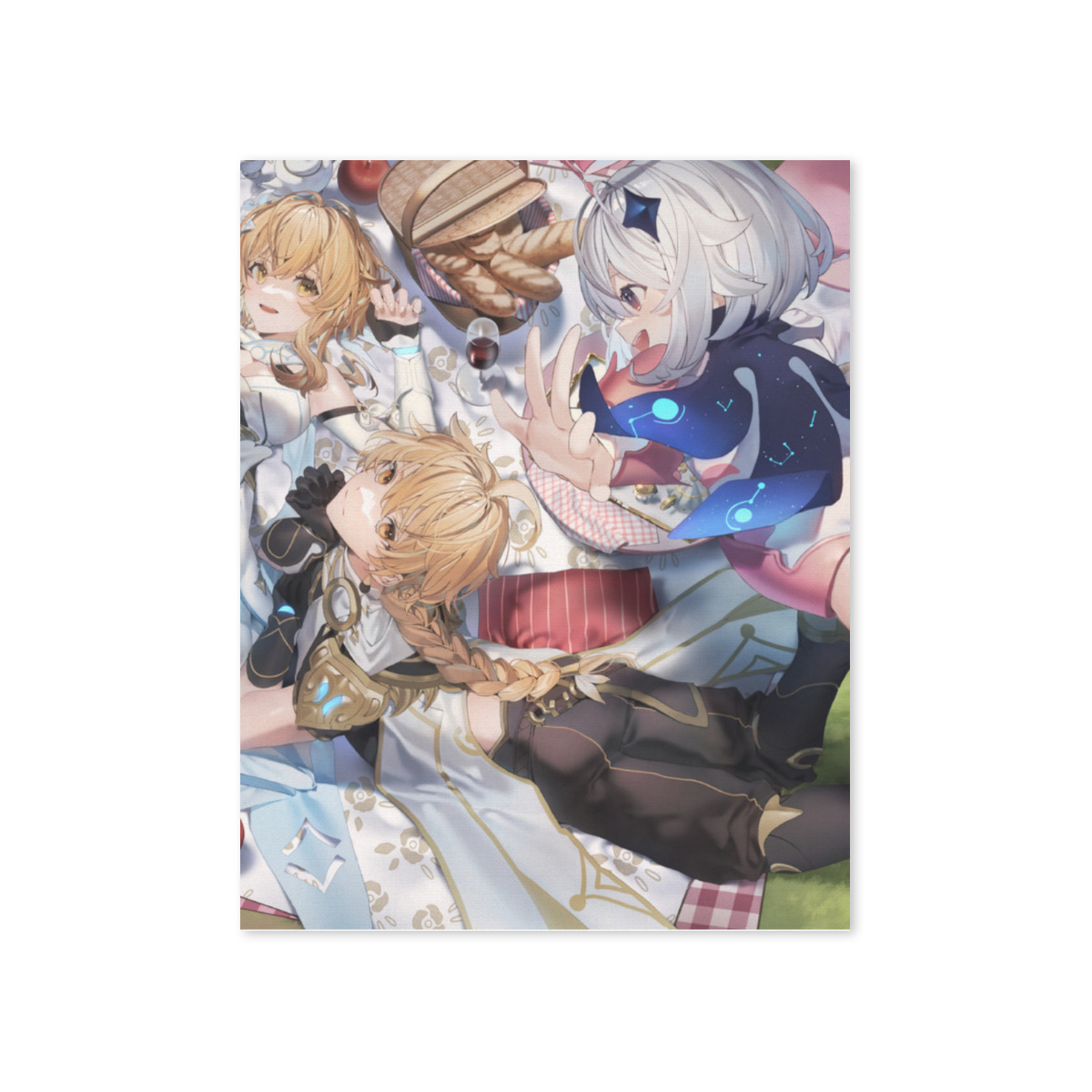 Genshin Impact Unframed Posters Canvas Art Posters Cartoon Posters ...