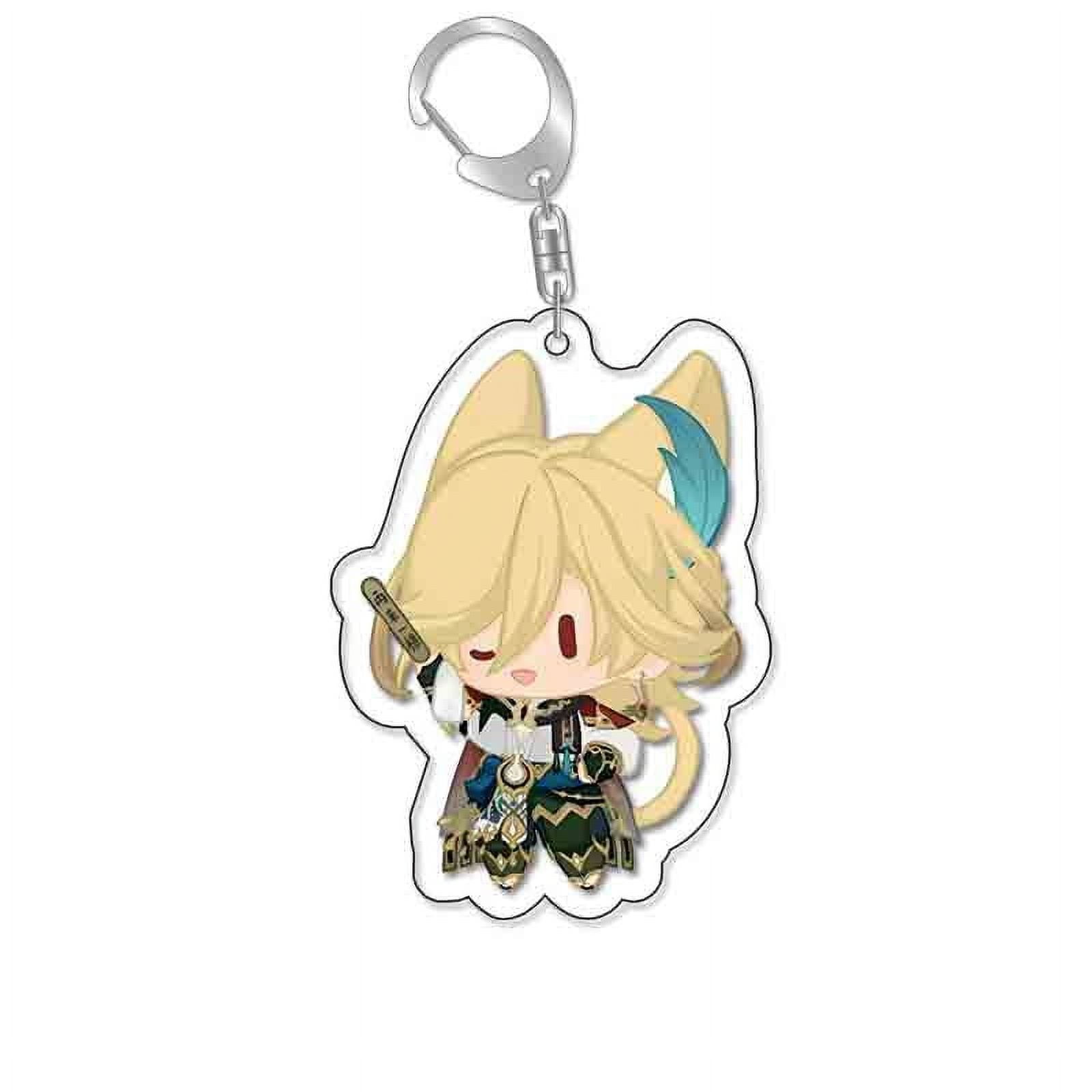Genshin Impact Wanderer Doctor Fatui Dottore Xiao Alhaitham Keychain ...