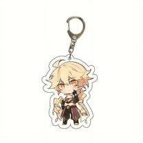 ZILEFSILK 2PCS Cute Anime Game Genshin Impact Acrylic Figure Paimon ...