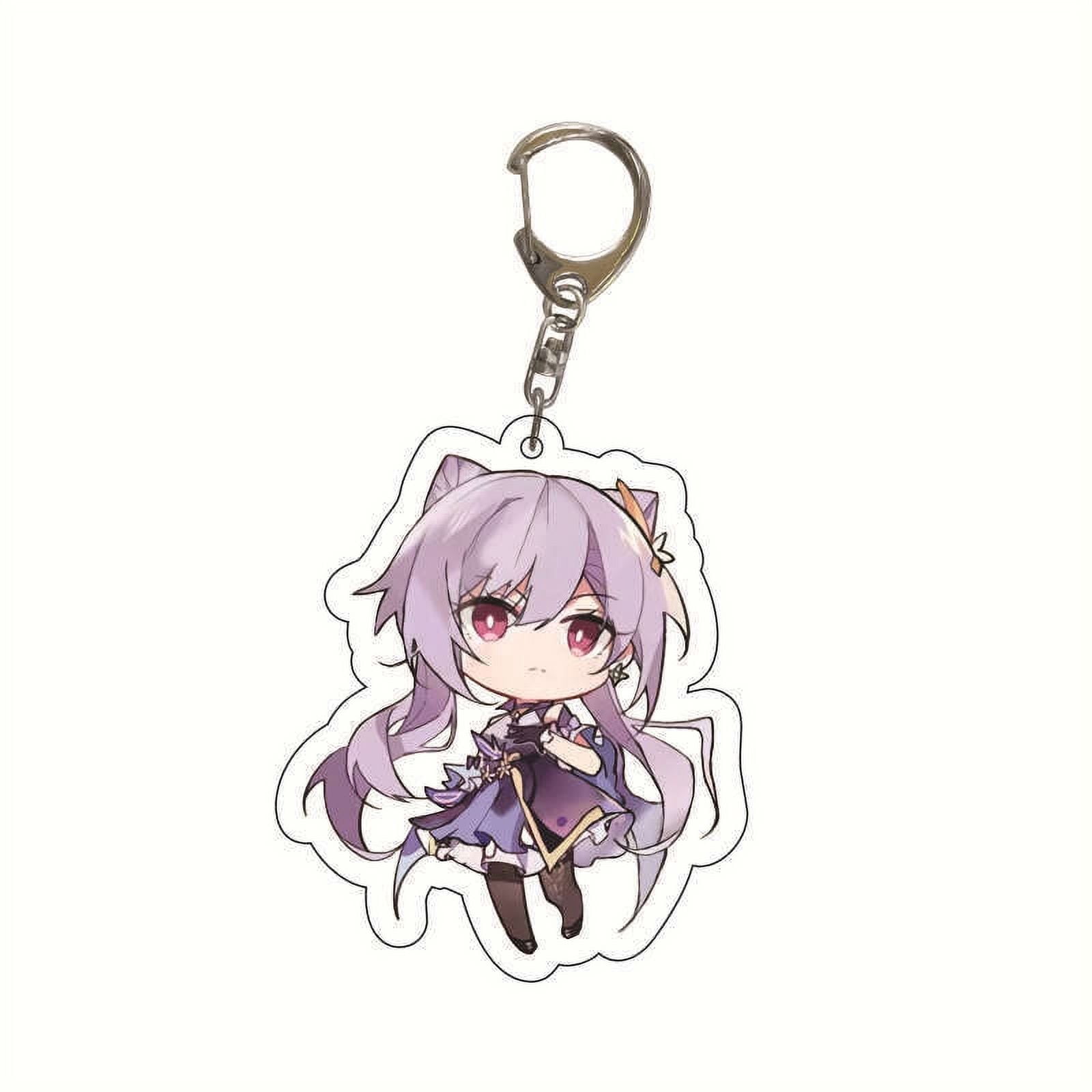 Genshin Impact keychain - Acrylic Keychain Genshin Anime Keychains with ...