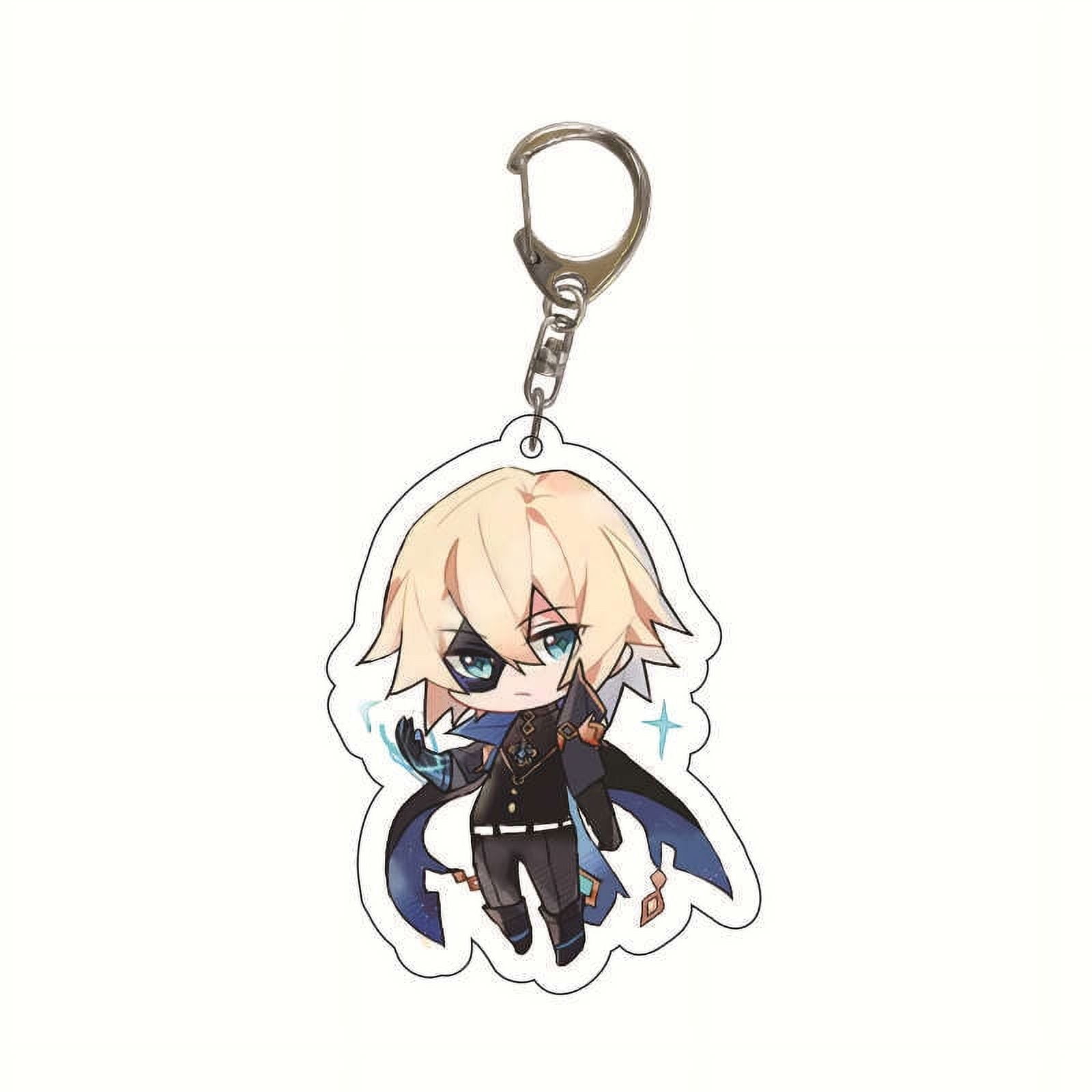 Genshin Impact keychain - Acrylic Keychain Genshin Anime Keychains with ...
