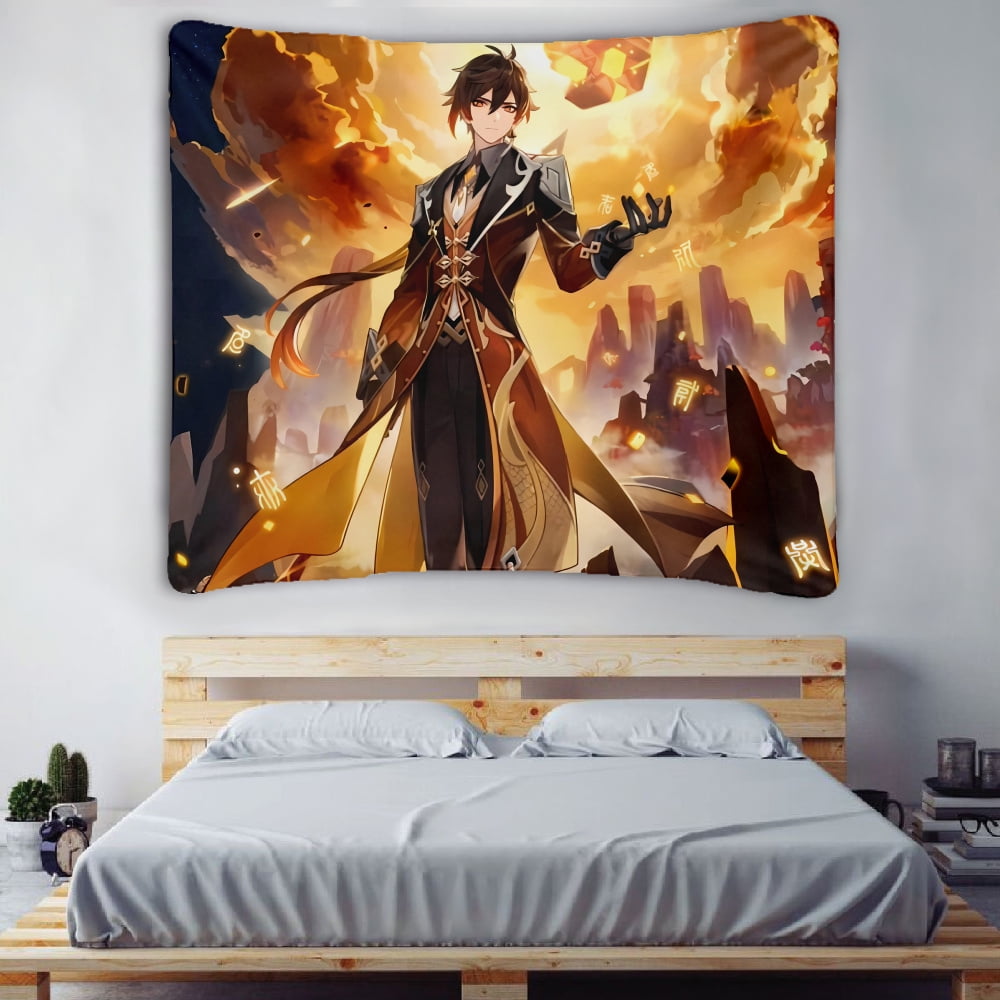 Genshin Tapestry,For Bedroom,Genshin Tapestry Christmas Tapestry Christmas Tapestry Wall Hanging ...
