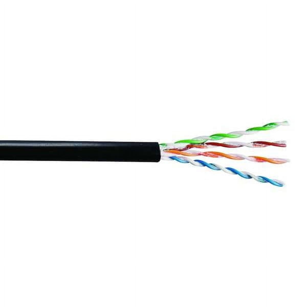 Genspeed Data Cable,Cat 6,23 AWG,1000ft,Black 7136100 - Walmart.com
