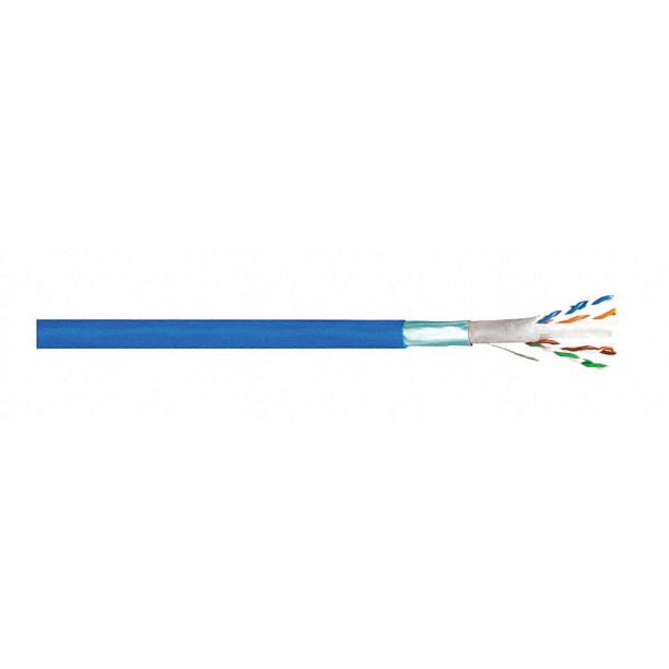 Genspeed Data Cable,Cat 6,23 AWG,1000ft,Blue 6133785 - Walmart Business ...