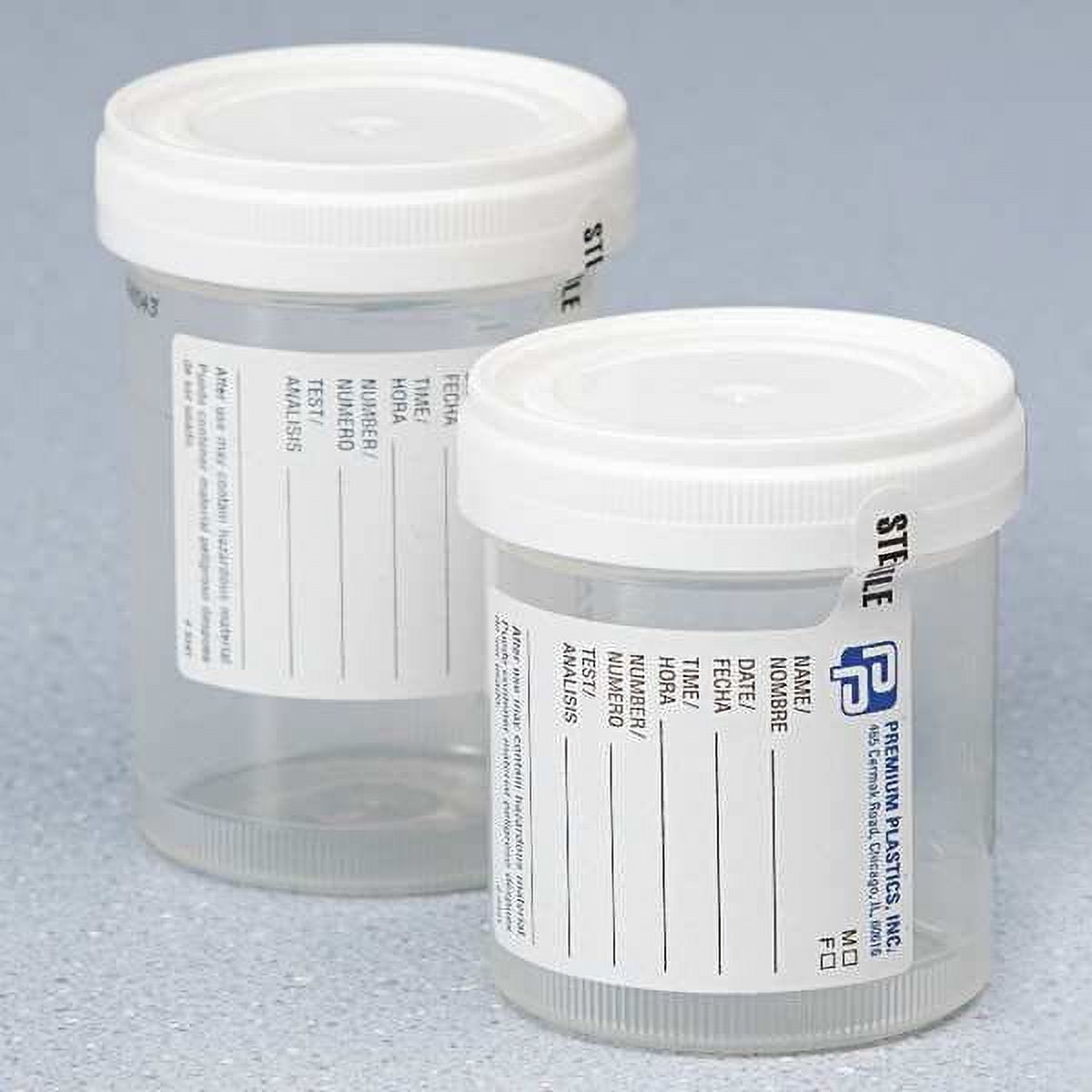 Gent-L-Kare Specimen Container,Clear,PK300 4936 - Walmart.com