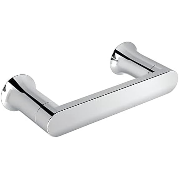 Genta LX Chrome Modern Wall Mount Pivoting Toilet Paper Holder for ...