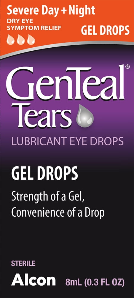 Genteal Tears Lubricant Eye Gel for Relief of Dry Eye Symptoms, 10 g ...