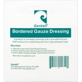 Gentell Bordered Gauze Dressings, 4x4 Inch (1 Pack of 20) - Walmart ...