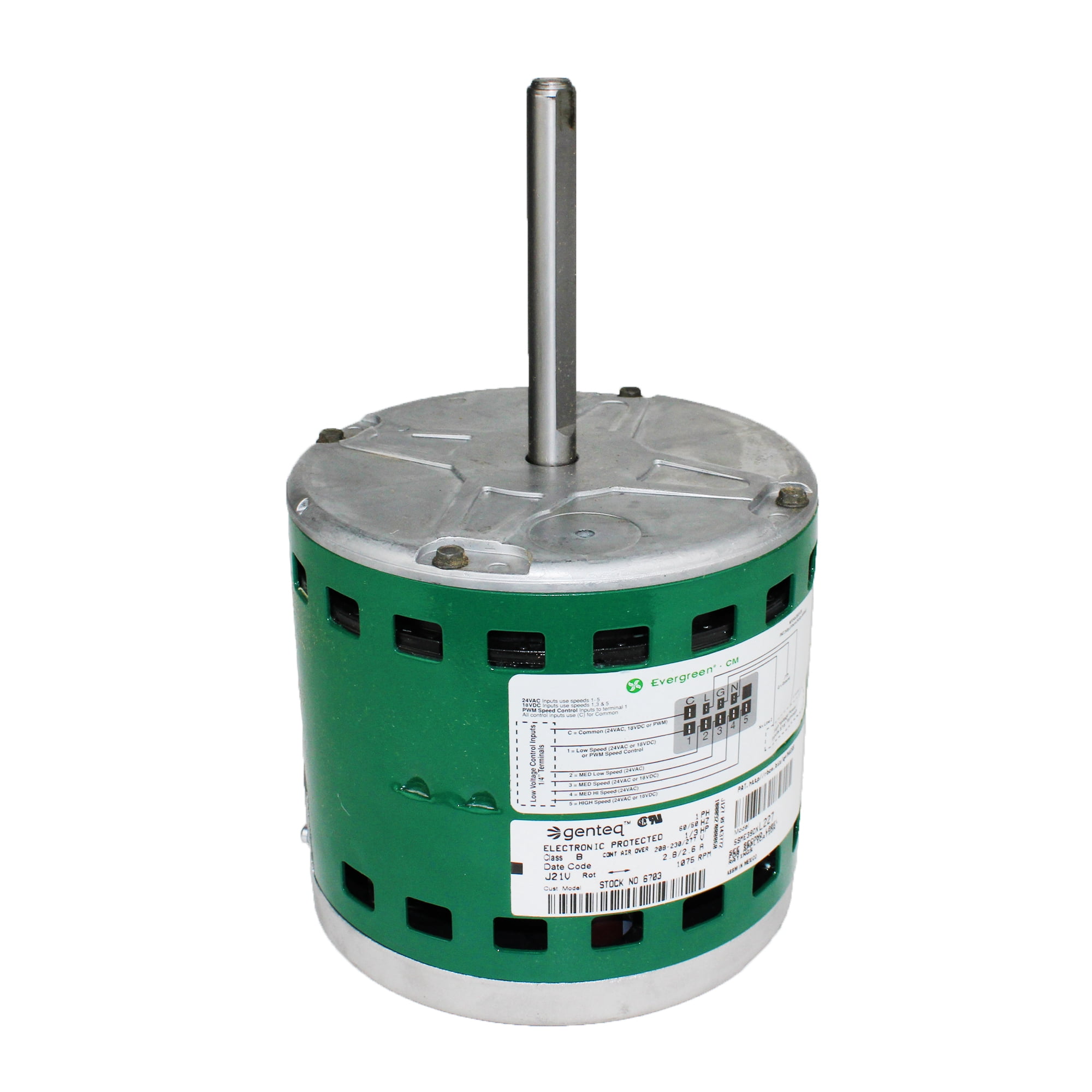 Genteq Direct Drive Blower Motor, 1/3 hp 6703 - Walmart.com