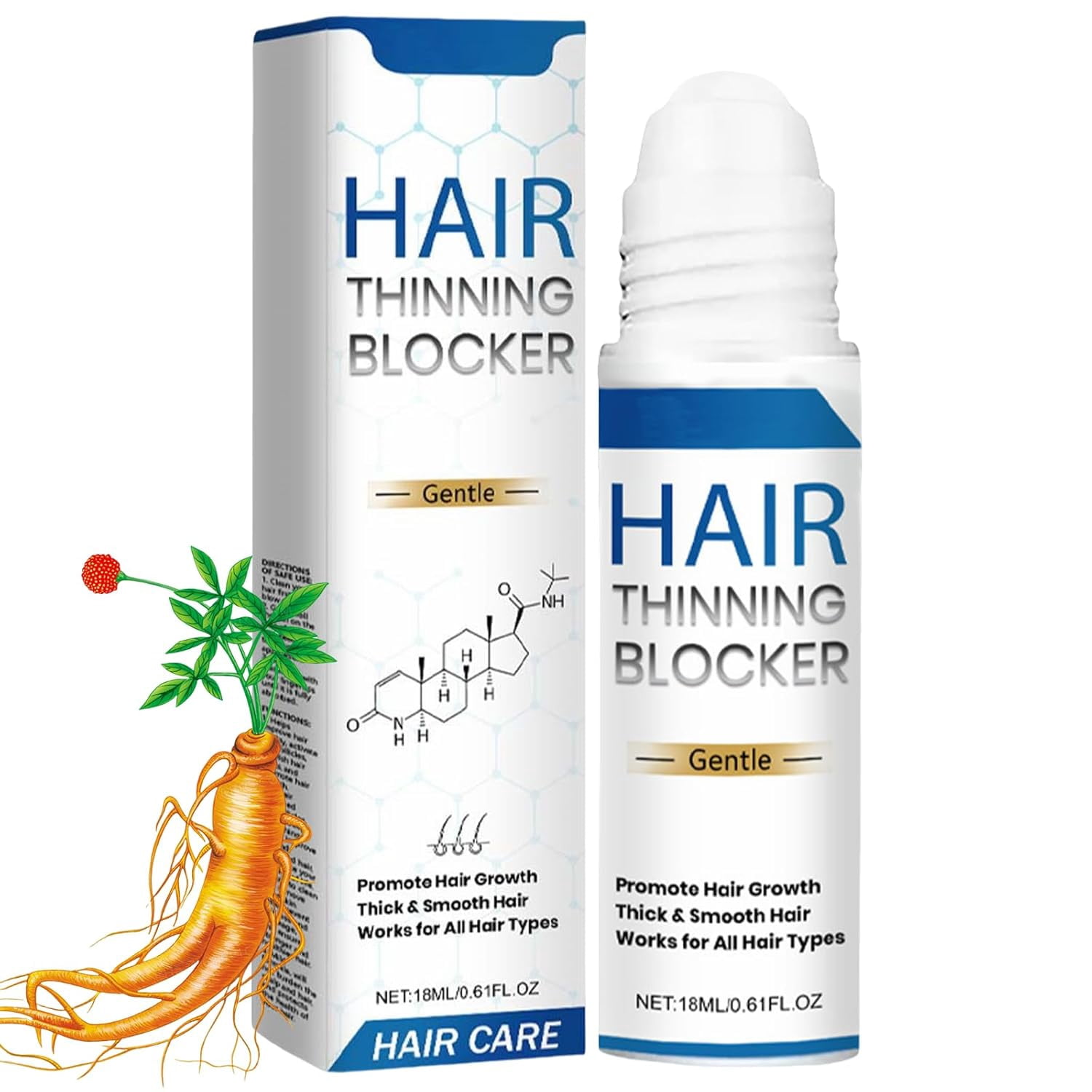 Genthair Hair Growth DHT Spray, Genthair DHT 𝐁𝐥𝐨𝐜𝐤𝐞𝐫 Roller, Genthair ...