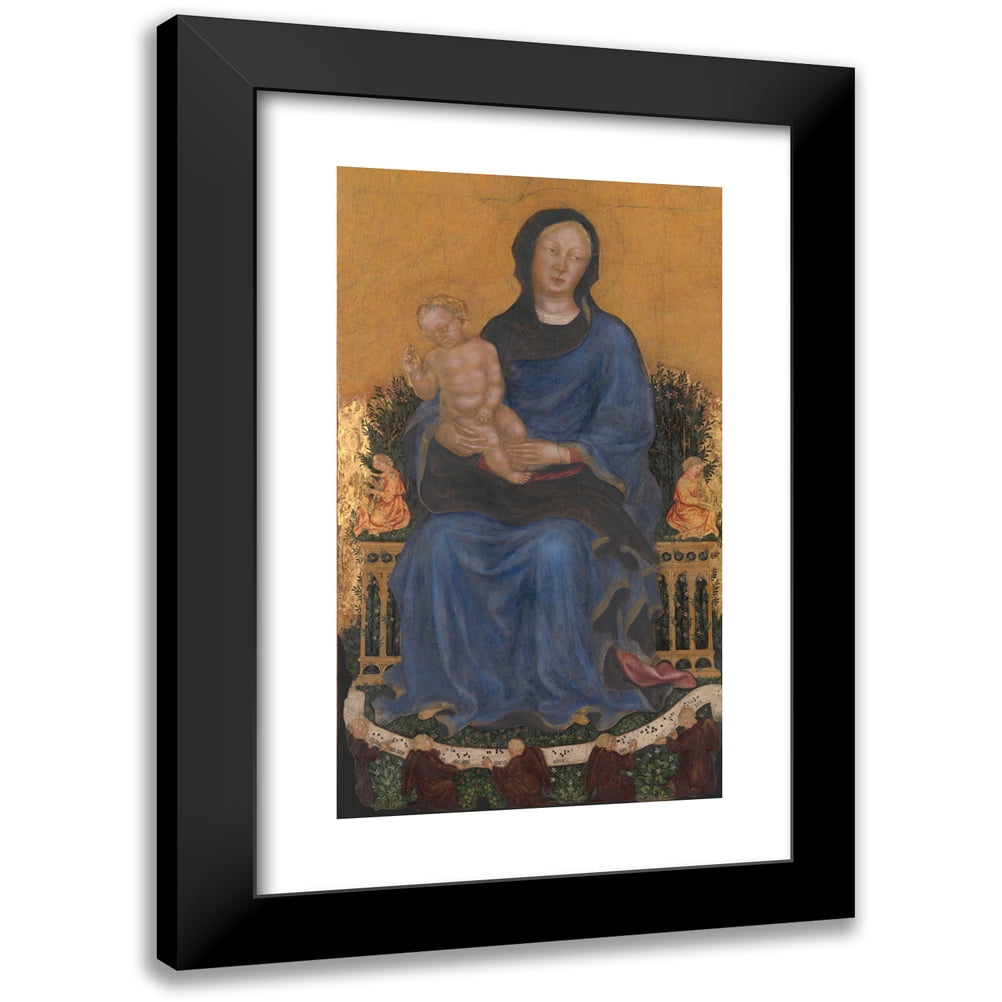Gentile da Fabriano 12x18 Black Modern Framed Museum Art Print Titled ...
