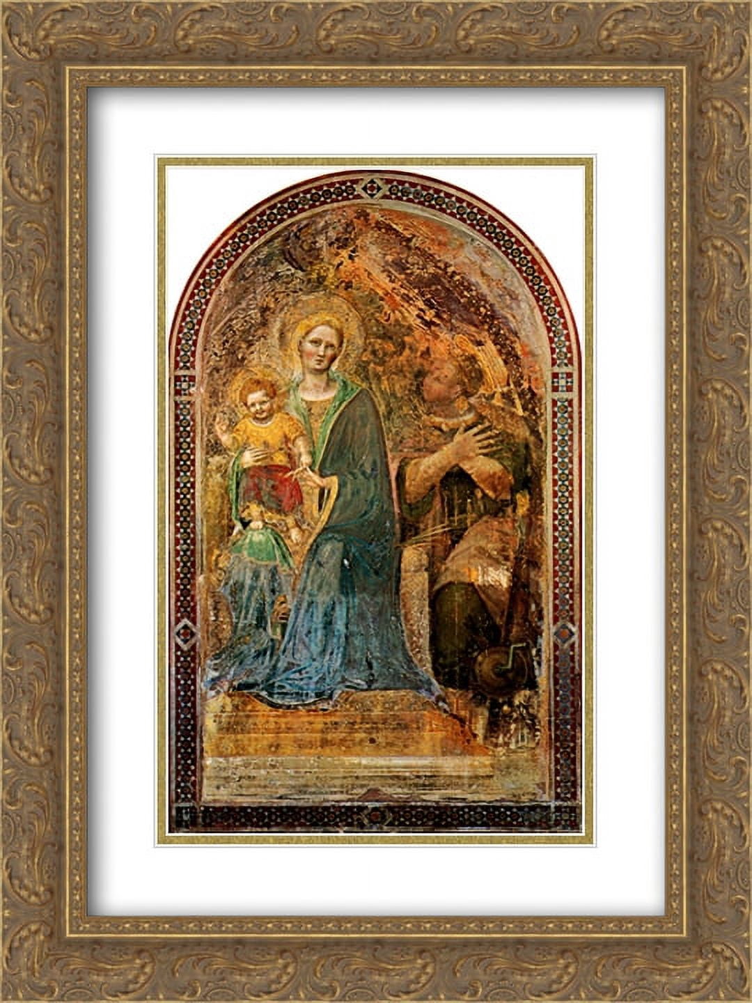 Gentile da Fabriano 2x Matted 18x24 Gold Ornate Framed Art Print ...