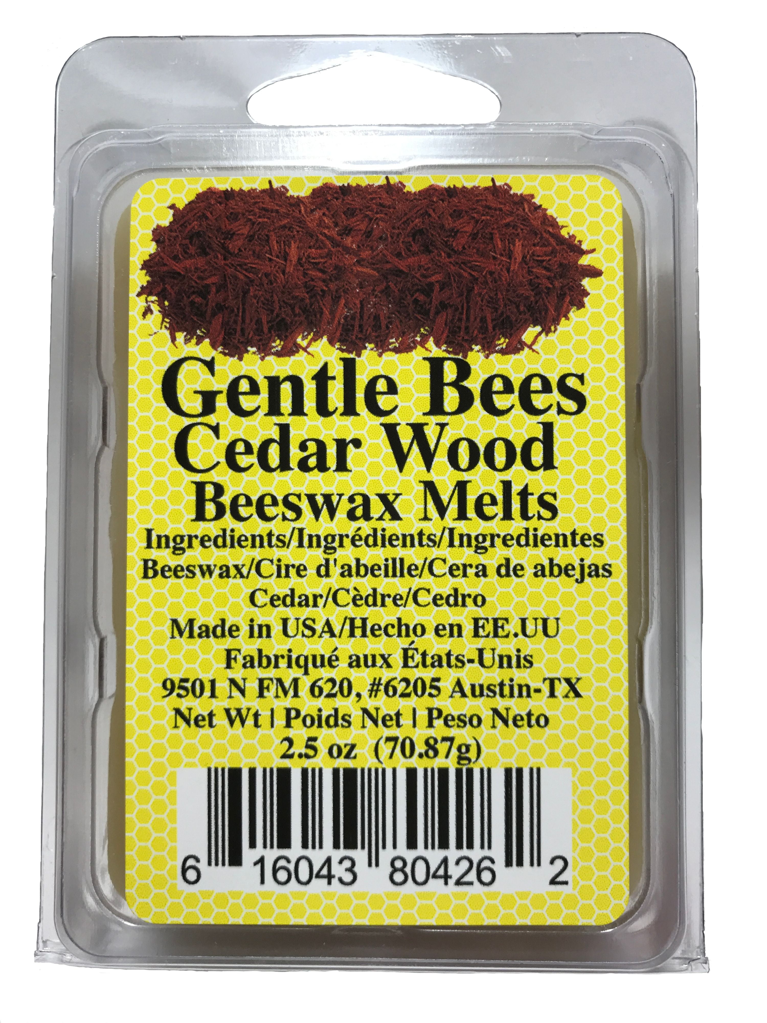 Gentle Bees Cedar Beeswax Melts, 2.5 Ounces - Walmart.com