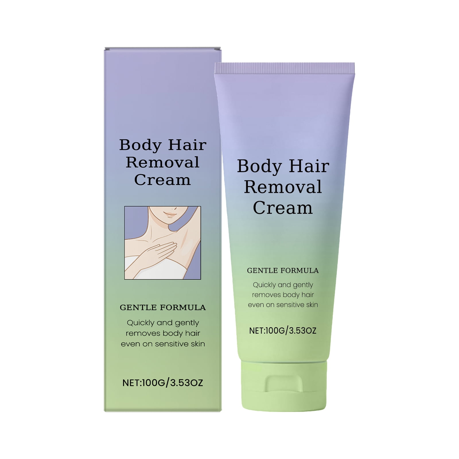 Gentle Body Hair Removal For Skin Mild Formula Cleanses Moisturizes ...