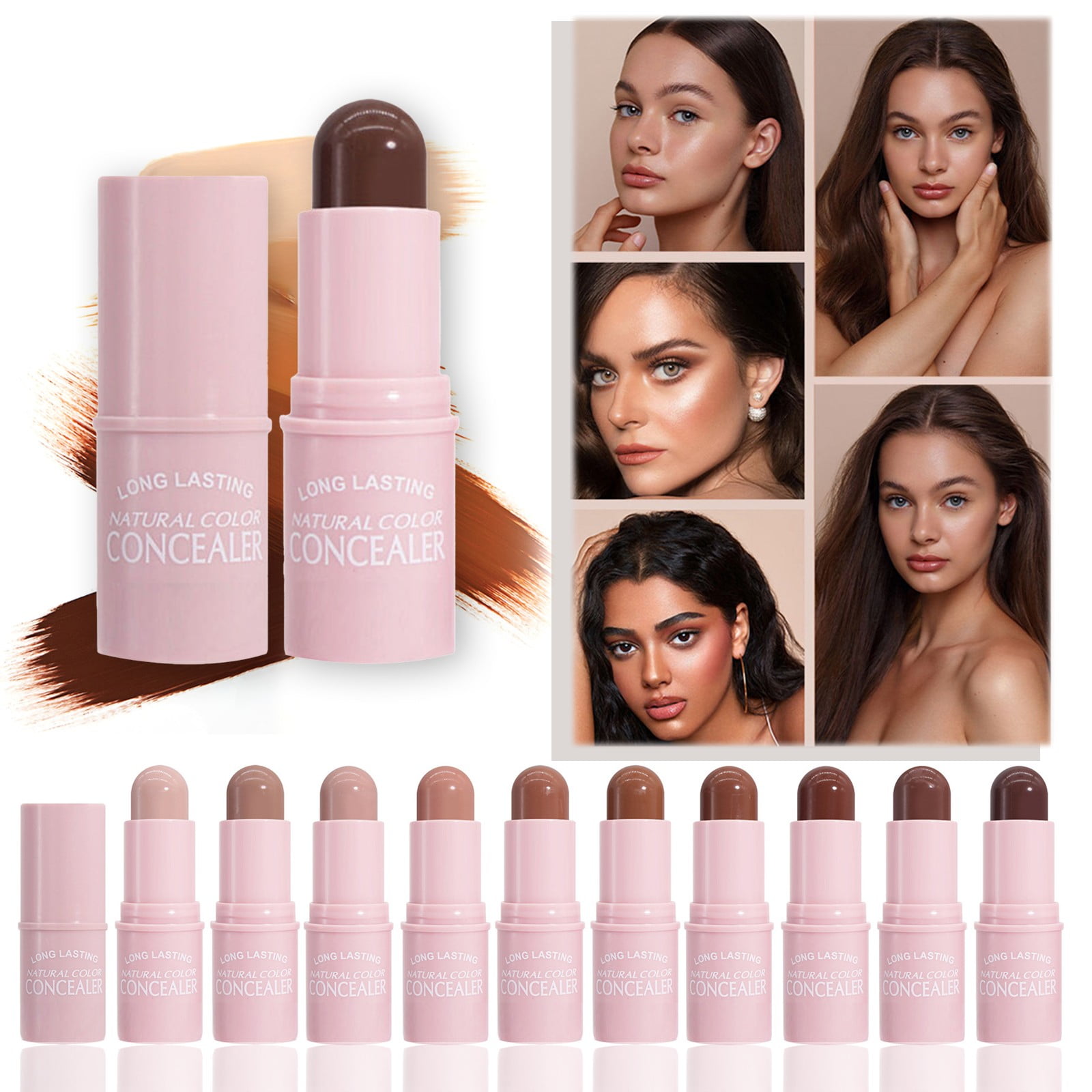 Gentle Cover Concealer Stick, Natural 6 Colors Gentle Cover Concealer ...