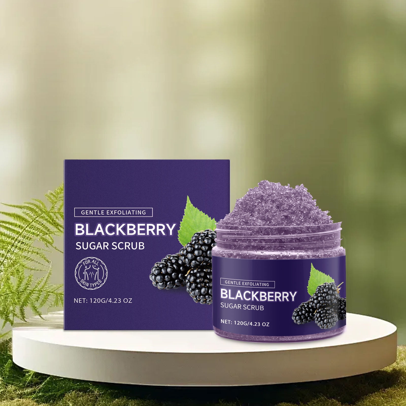 Gentle Exfoliating Body Scrub, Hydrating Cleansing Treatment, 120g Jar ...