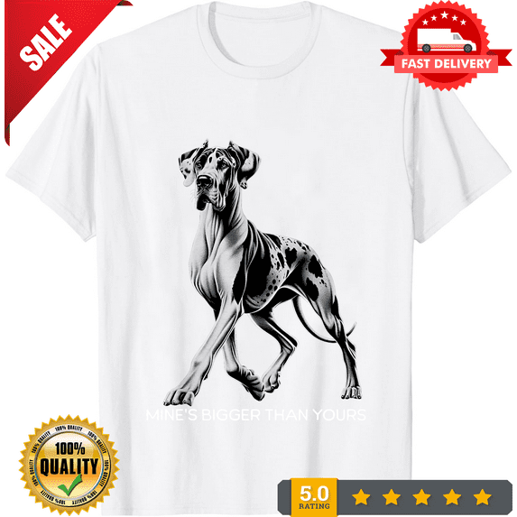 Gentle Giant Great Dane Dog Lover Funny Large Dog Graphic Shirt, ULTRA ...