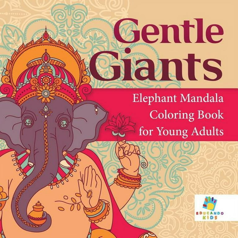 elephant adult coloring book