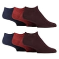 Gentle Grip - 6 Pack Mens Trainer Cotton Rich Socks - Walmart.com