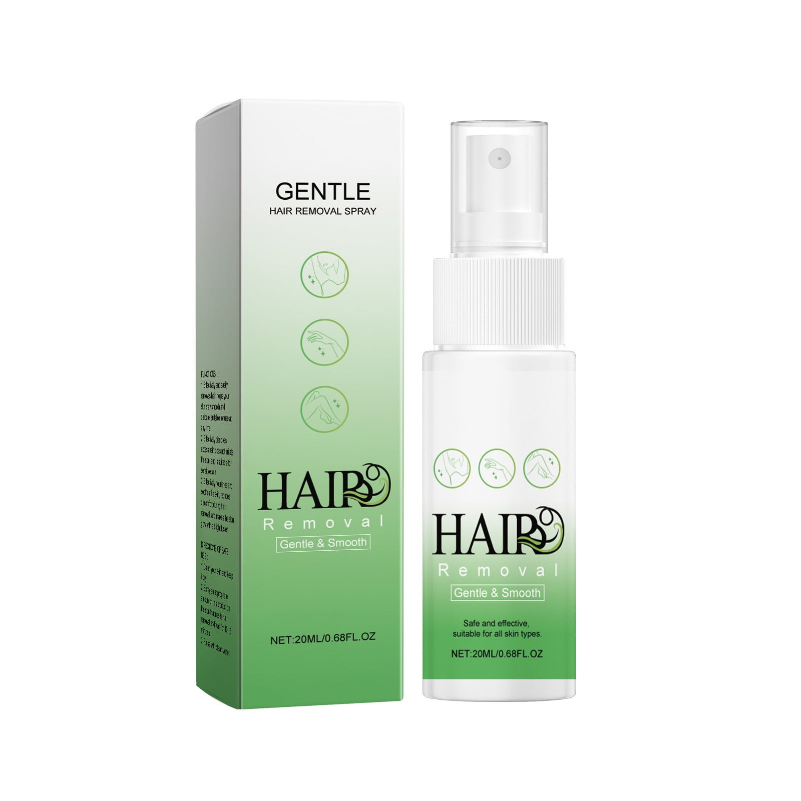 Gentle Hair Removal Spray for Smooth Skin Effective & Painless Solution ...