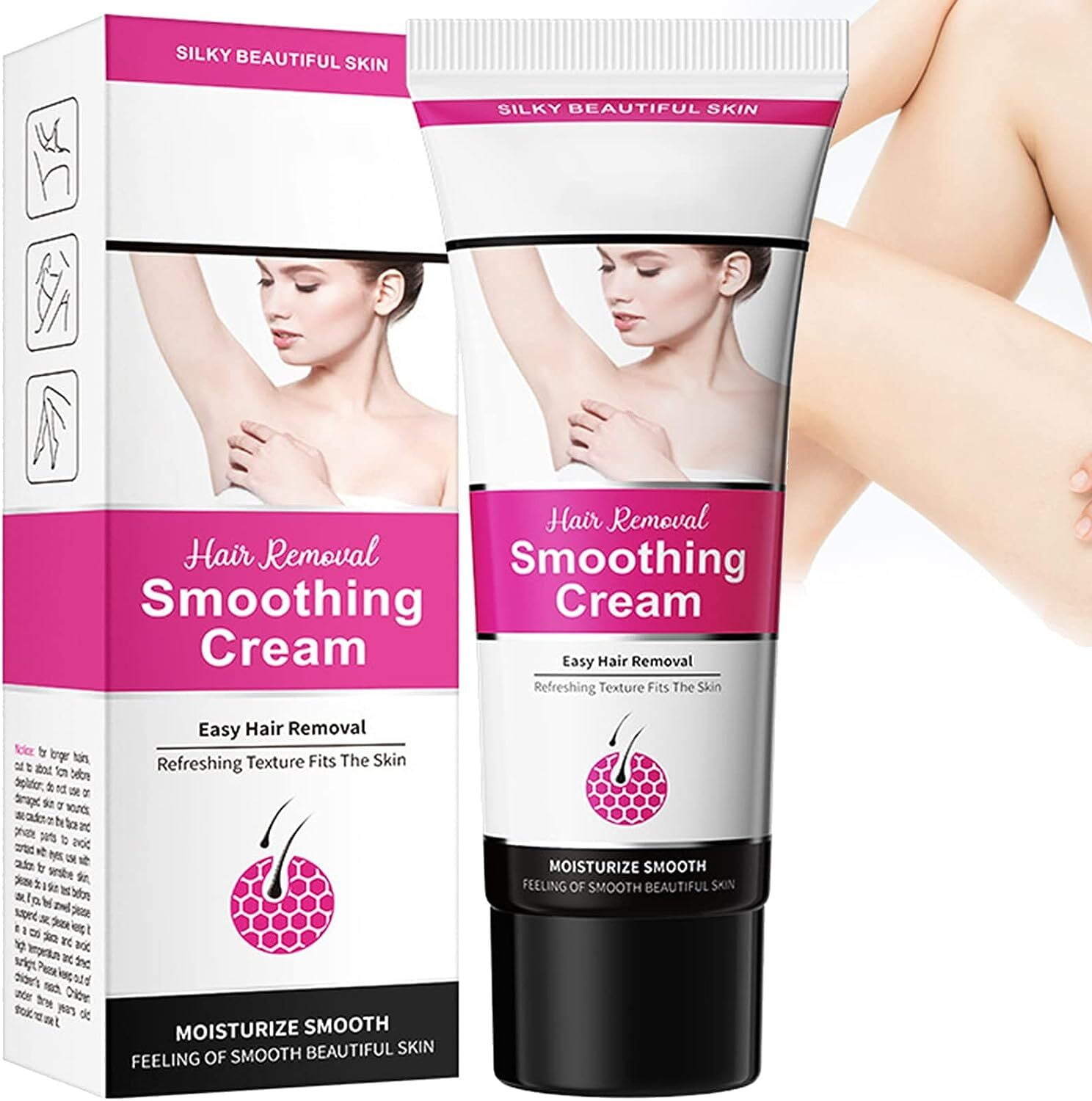 Gentle Hair Remover Cream 50 g, Hair Removal Soothing Balm Mild&Harmless, Women Hair Removal ...