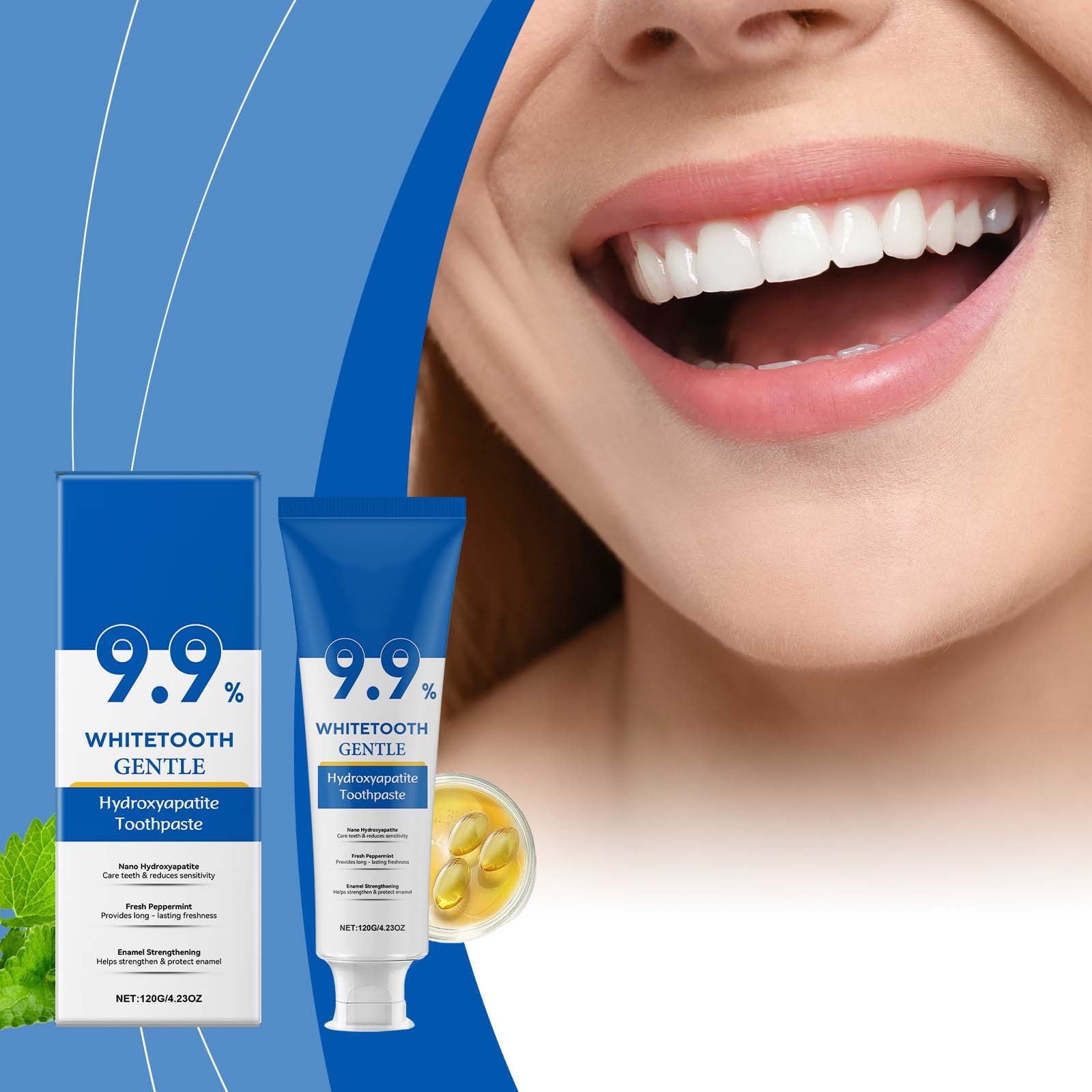Gentle Mint Toothpaste For Refreshing Breath Protecting Enamel ...