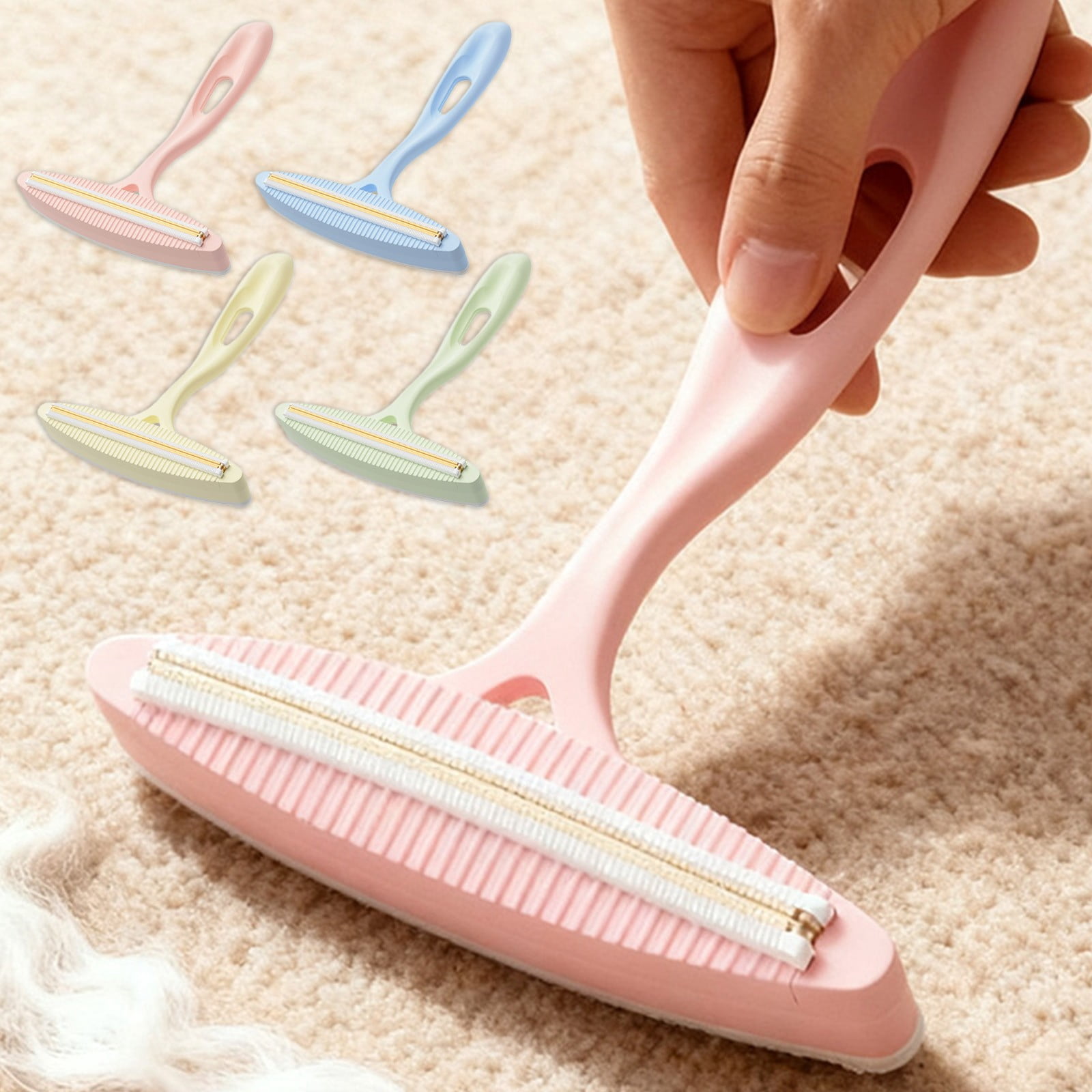 Gentle-On-Fabric Clothing-Safe Double-Sided Lint Remover - Manual Multi ...