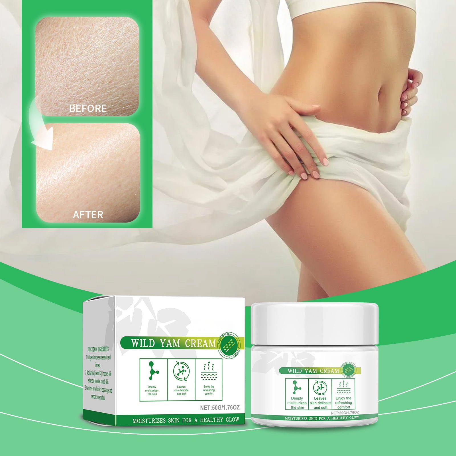 Gentle Plant Moisturizing Cream Nourishes The Skin And Maintains