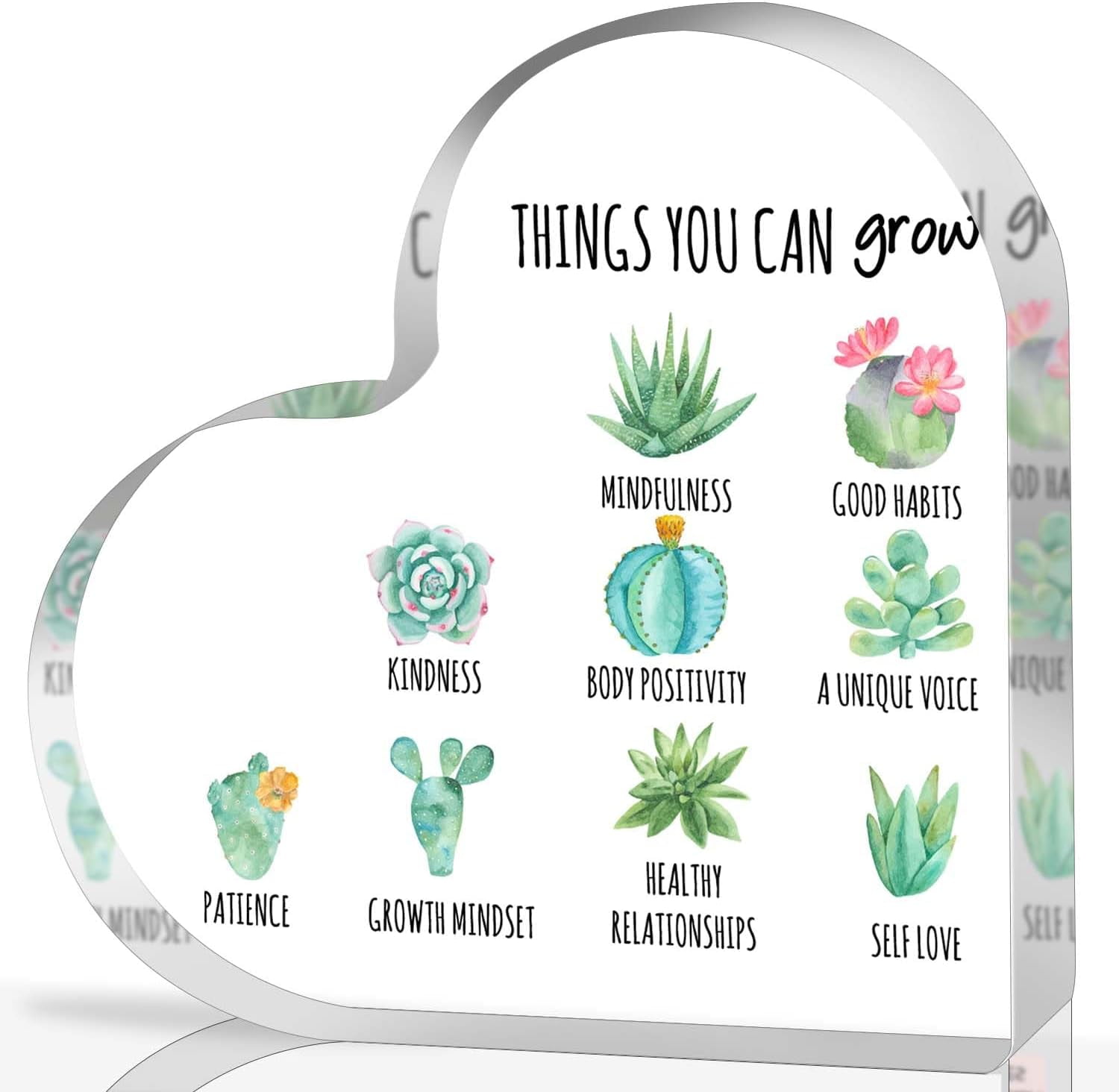 Gentle Reminders Decor, Mental Health Awareness Gifts, Inspirational ...