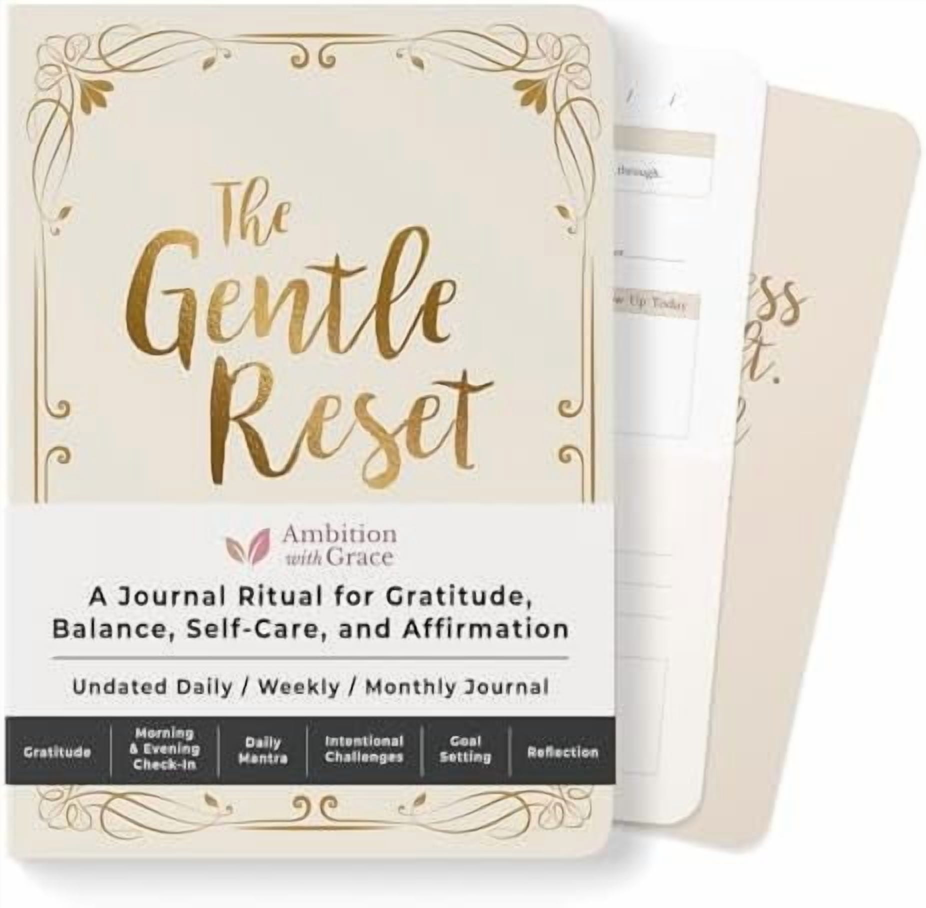The Gentle Reset Gratitude Journal for Women Daily Planner Reflections ...