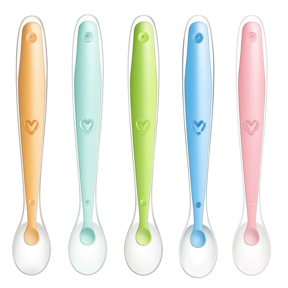 Ergonomic Design Soft Silicone Spoon Set, Easy to Clean Training ...
