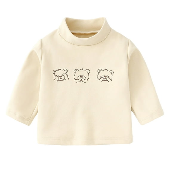 Gentle Skin Friendly Kids Base Layer Shirt Thermal Long Sleeve Design ...