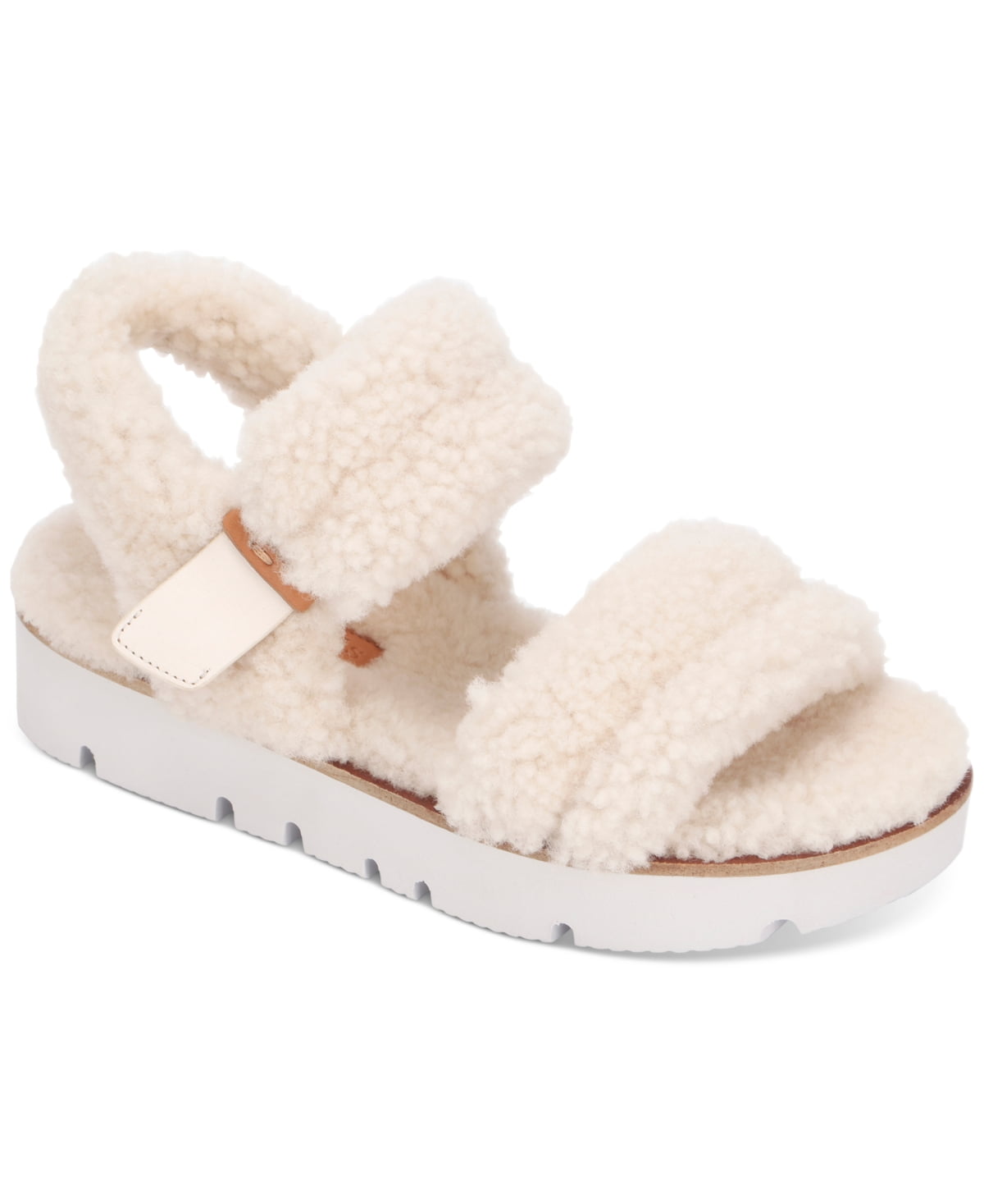 Gentle Souls Women's Sandals BEIGE - Beige Cozy Lavern Puff Suede ...