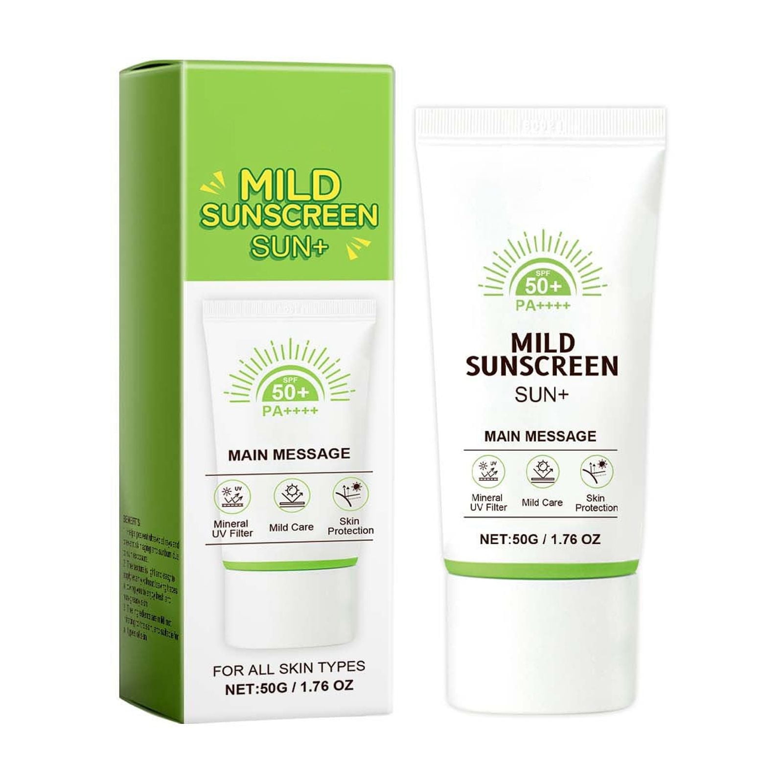 Gentle Sunscreen Long Lasting Refreshing And Moisturizing Skin Against ...
