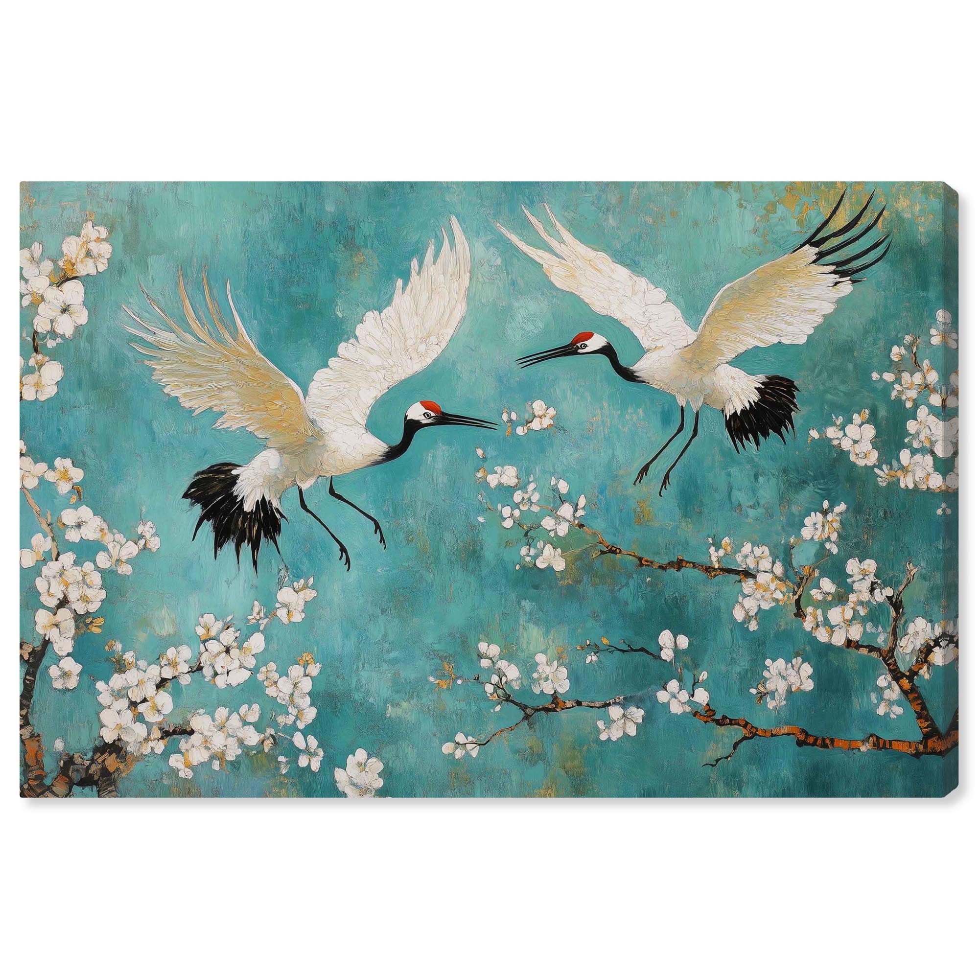 Gentle Tiger Nap Canvas Elegant Birds Art by Art Remedy, Gallery ...