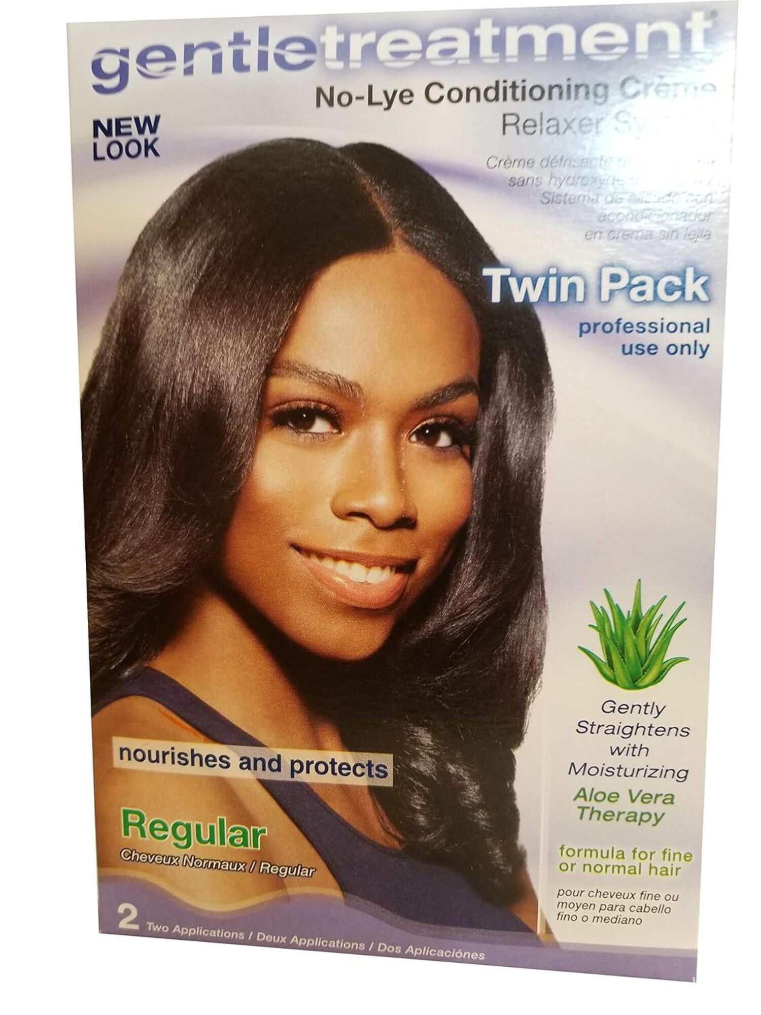 Gentle Treatment - No-Lye Conditioning Creme Relaxer System 2 PACKS ...