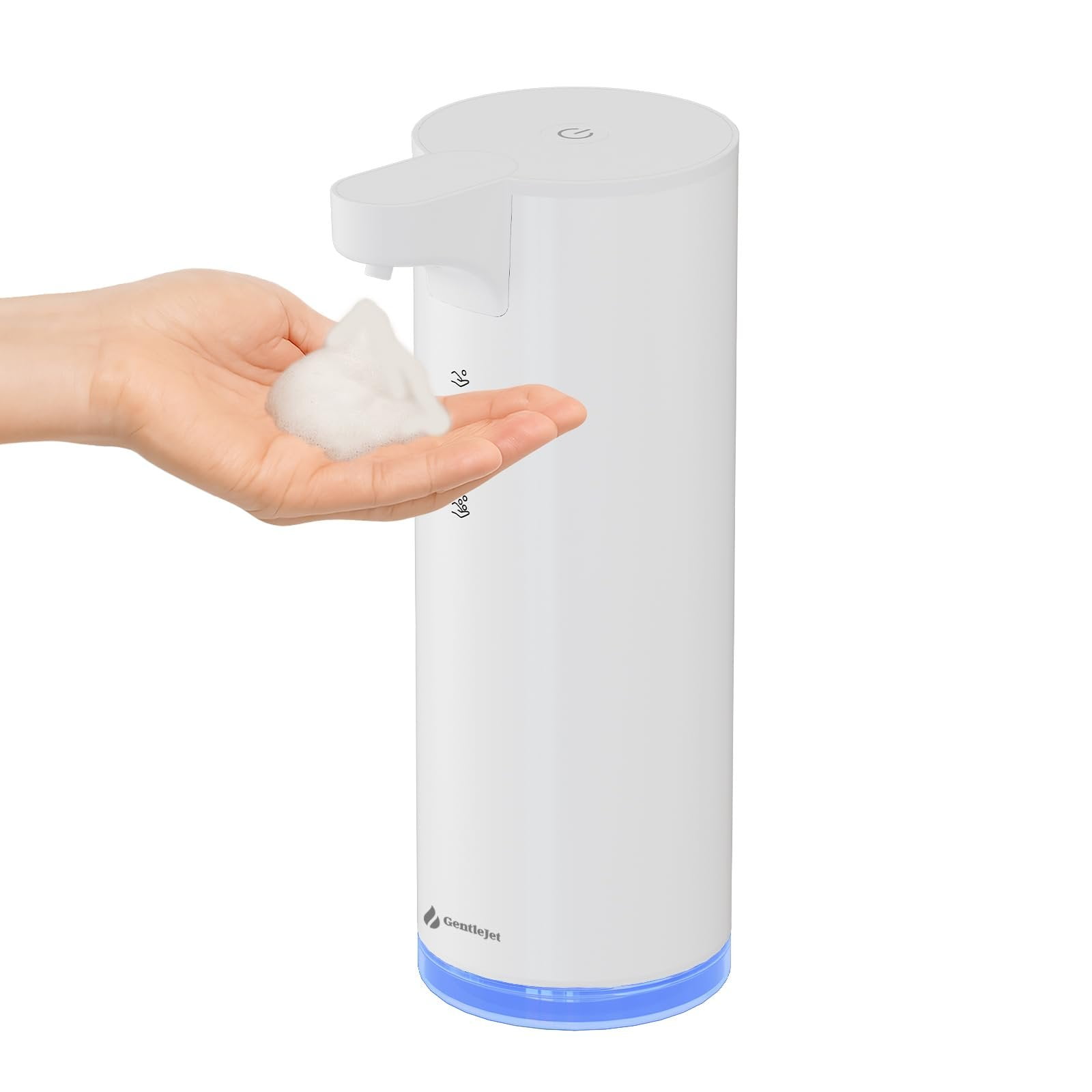 GentleJet EasyFoam Automatic Foaming Soap Dispenser - Rechargeable Automatic Soap Dispenser ...