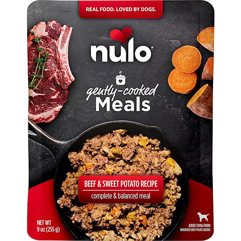 Gently-Cooked Meal Beef & Sweet Potato Recipe Wet Dog Food 9 oz., Case ...