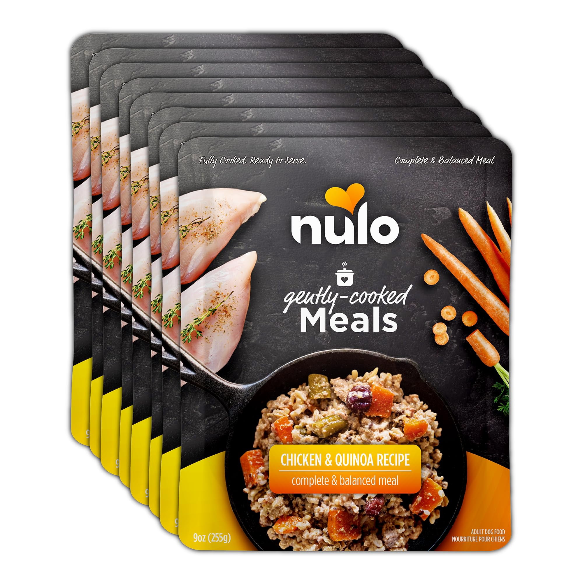 Gently-Cooked Meals Complete And Balanced Adult Wet Dog Food, Chicken & Quinoa, 9 Ounce, 8 Count ...