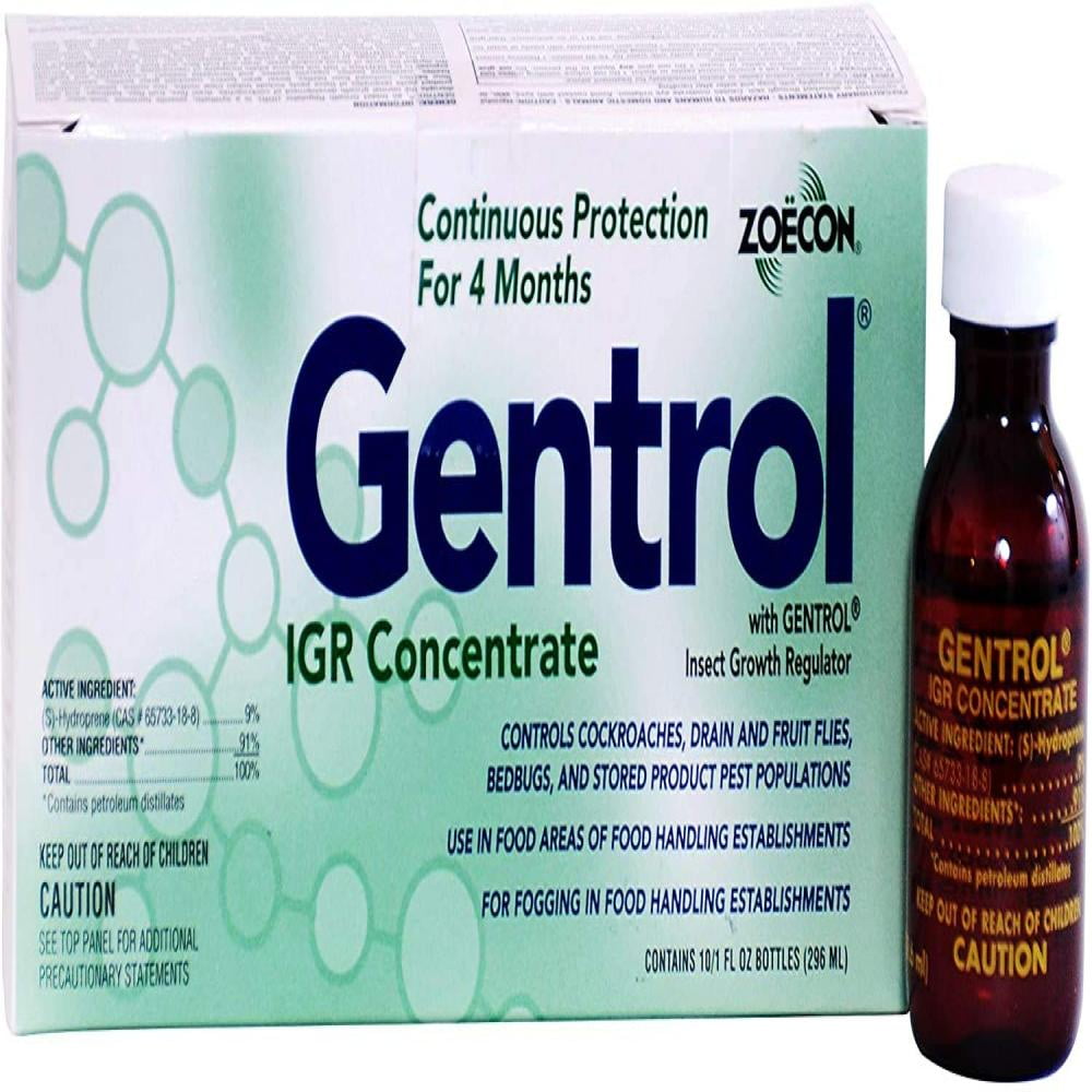 Gentrol Bug Spray, 10x1oz Concentrated IGR Insect Growth Regulator ...