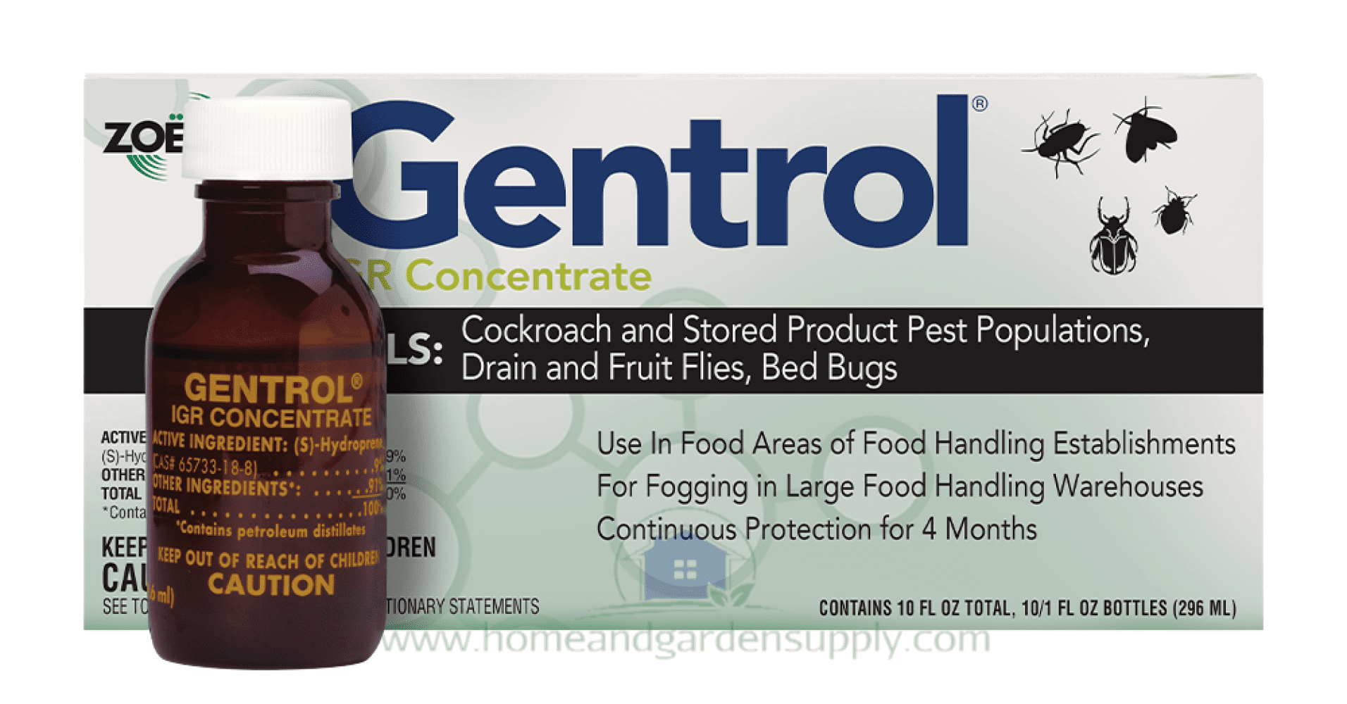 Gentrol IGR Concentrate - Broad-Spectrum Insect Control - 1 box = 10 x ...