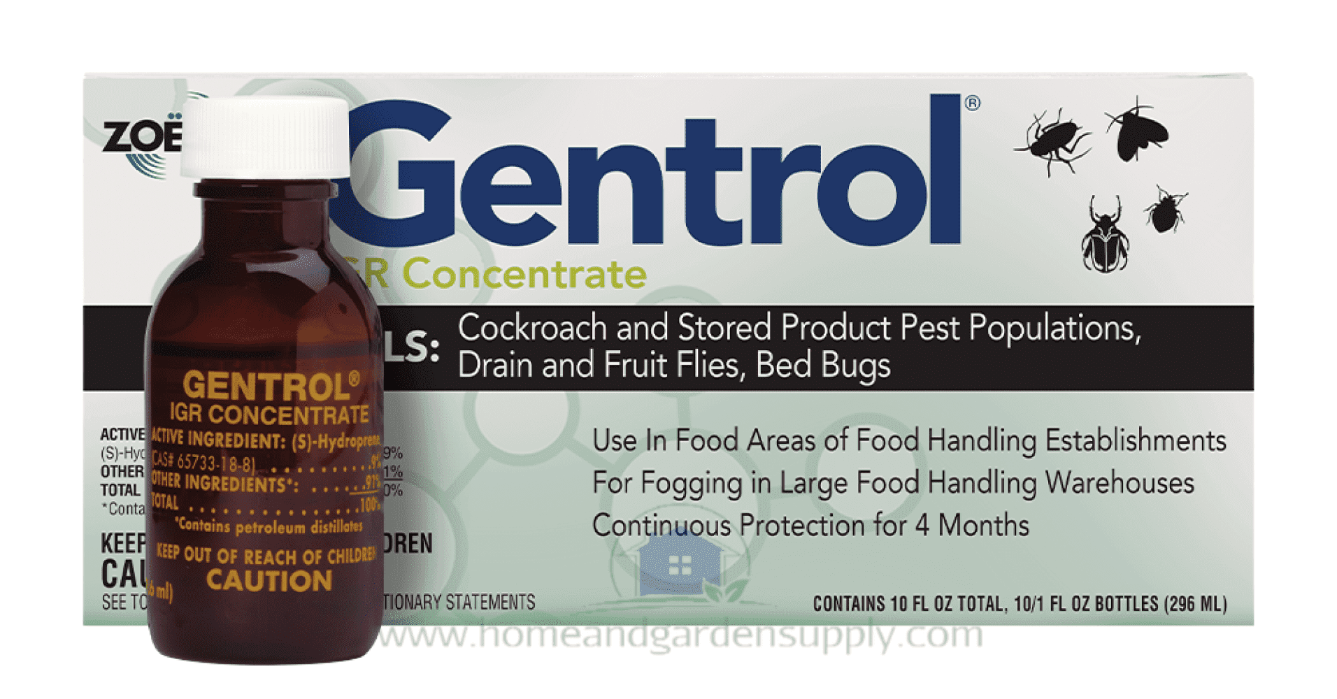 Gentrol IGR Concentrate - Broad-Spectrum Insect Control - 1 box = 10 x ...