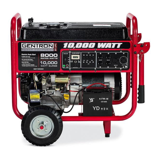 Gentron GG10020C 10000W Portable Gas-powered Generator, CARB Compliant ...