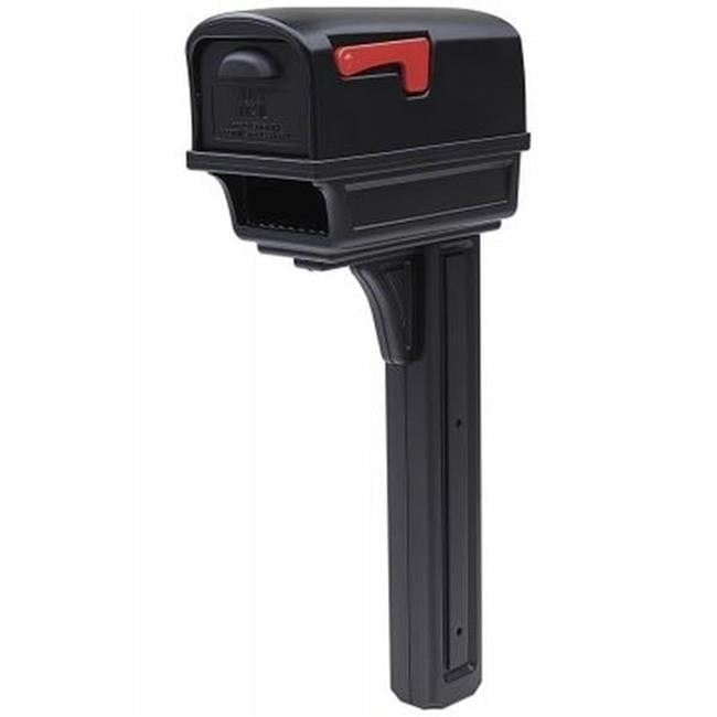 Gentry Black Plastic All-in-One Mailbox - Walmart.com