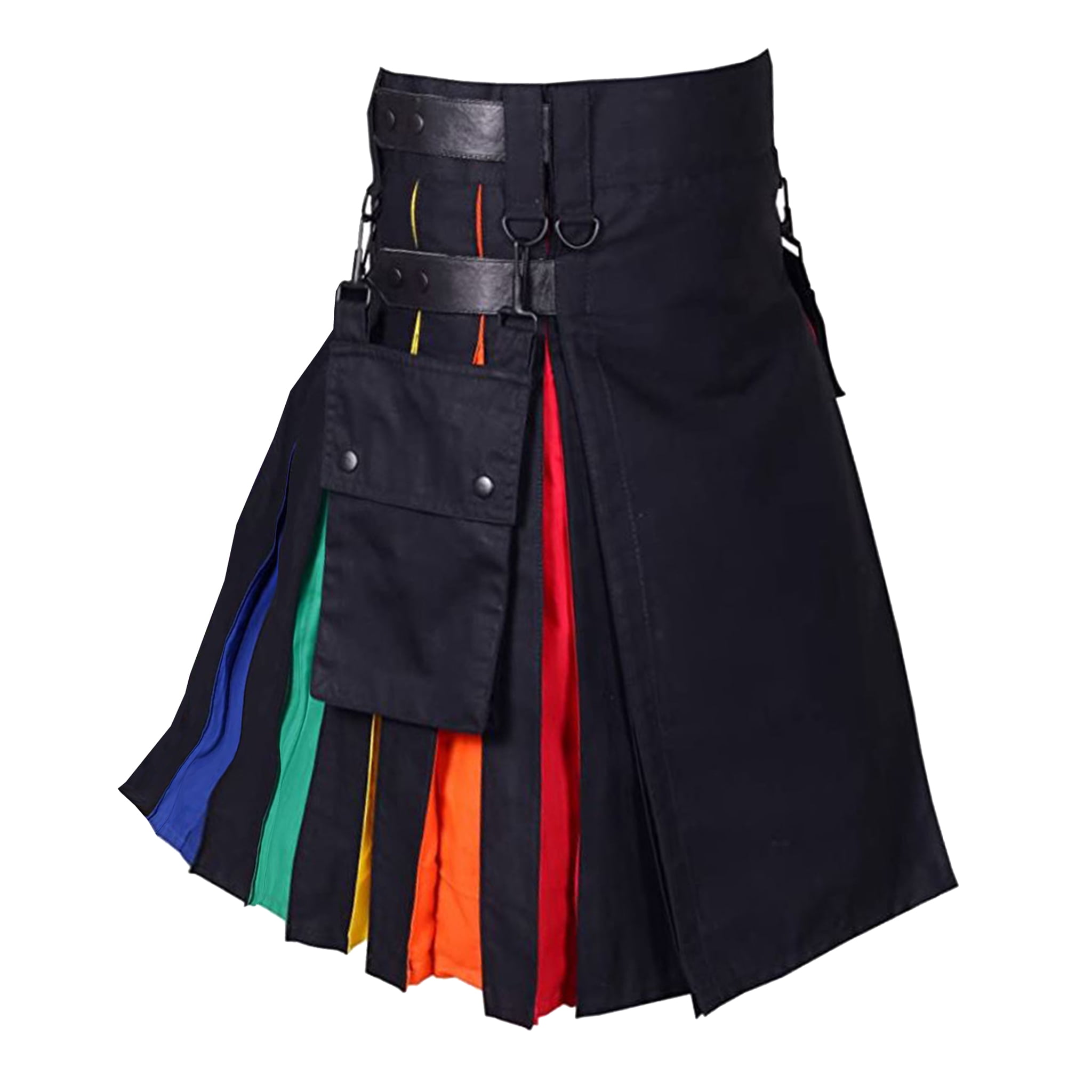 Gentry Choice® Scottish Hybrid Utility Kilt Rainbow Mens Highlander ...