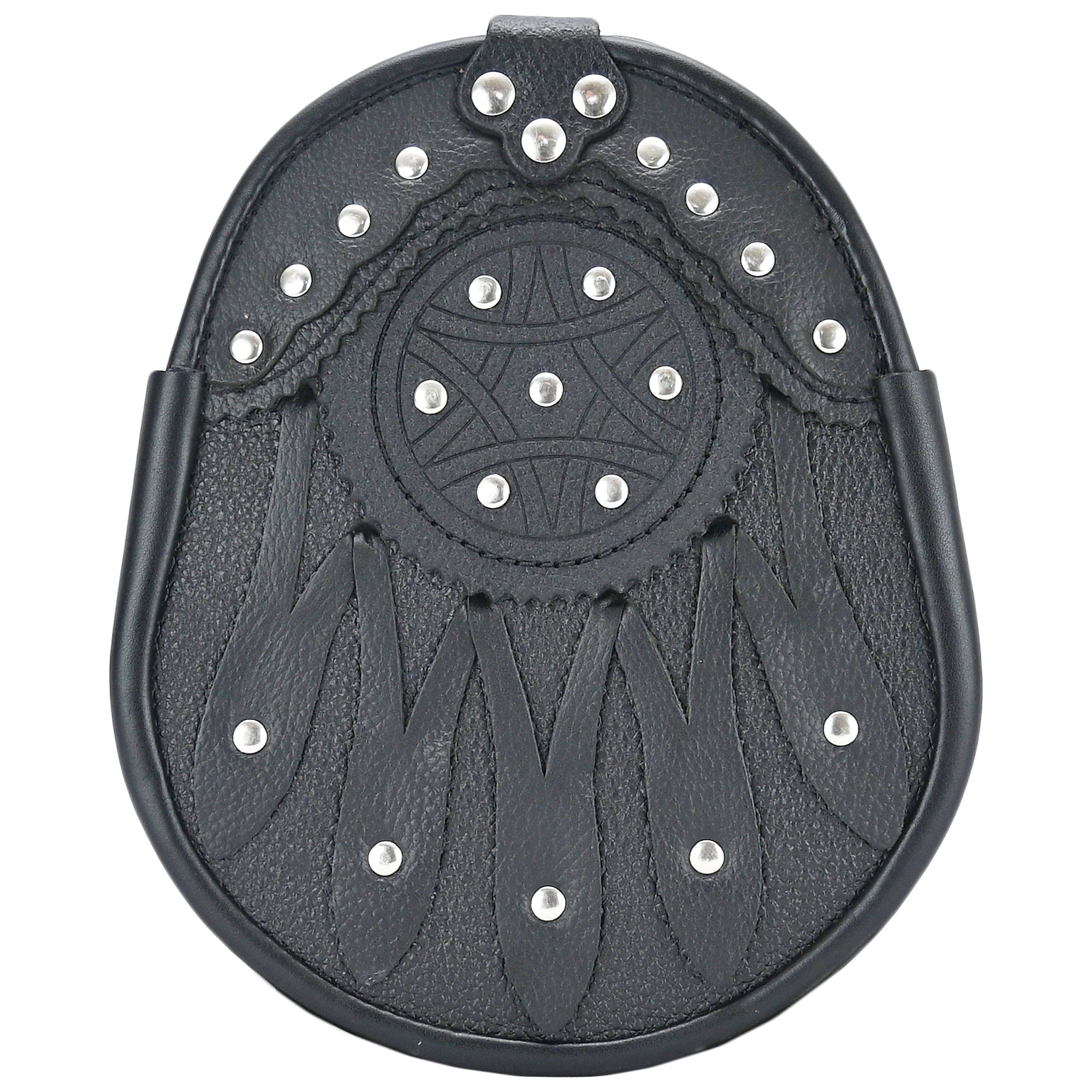 Gentry Choice Scottish Sporran Celtic Craft Stone Black Highlander ...