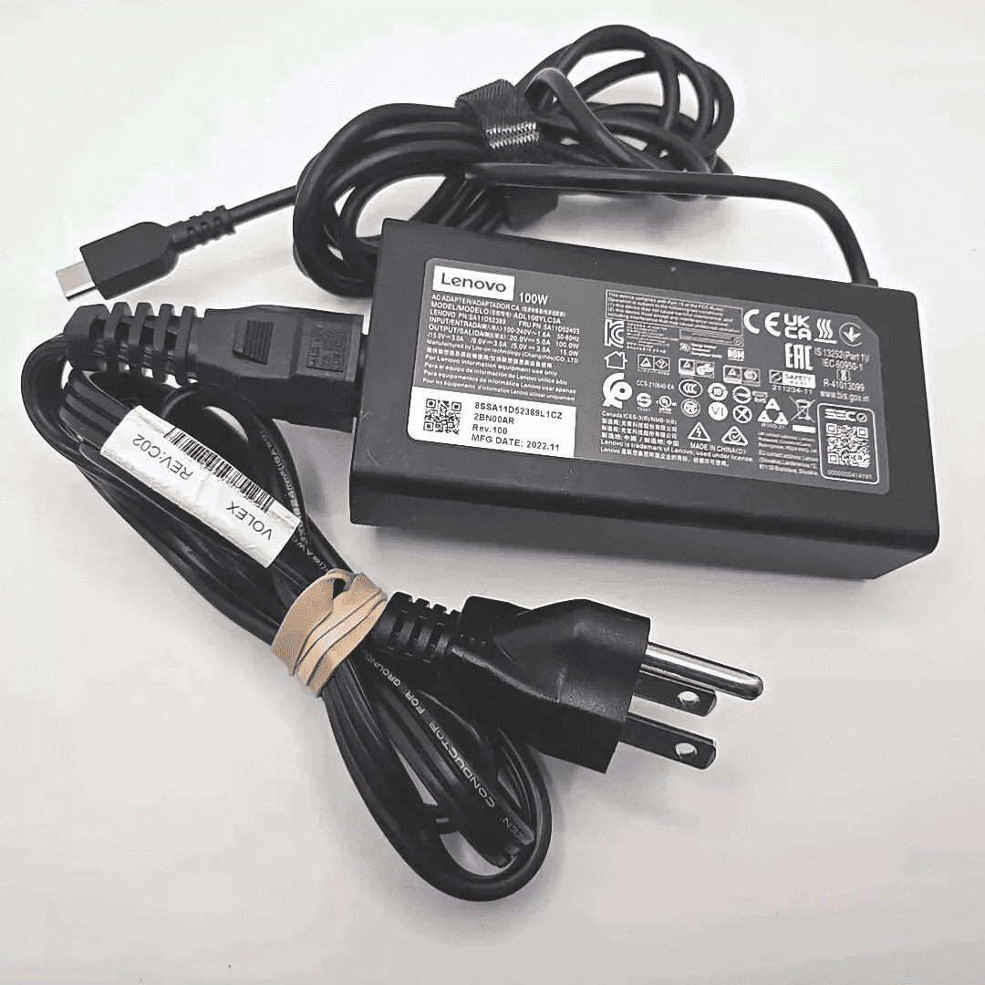 Genuine 100W 20V 5A USB C Charger for Lenovo IdeaPad 5 Pro16/14 ...