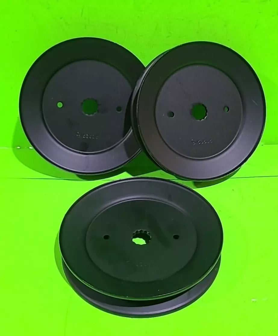 Genuine 3 Pack Husqvarna Spindle Pulleys 532173436 153535 Craftsman ...