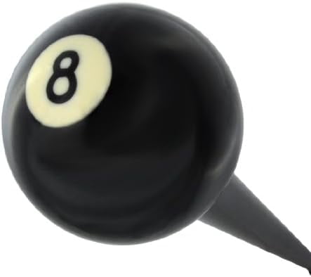 Genuine 8-Ball Handle Walking Stick (Cane) w/Black Beechwood Shaft ...